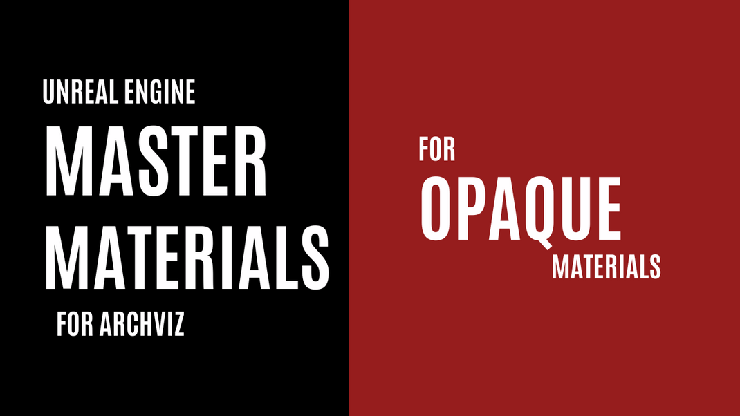 MASTER MATERIALS – 3darchstuffs