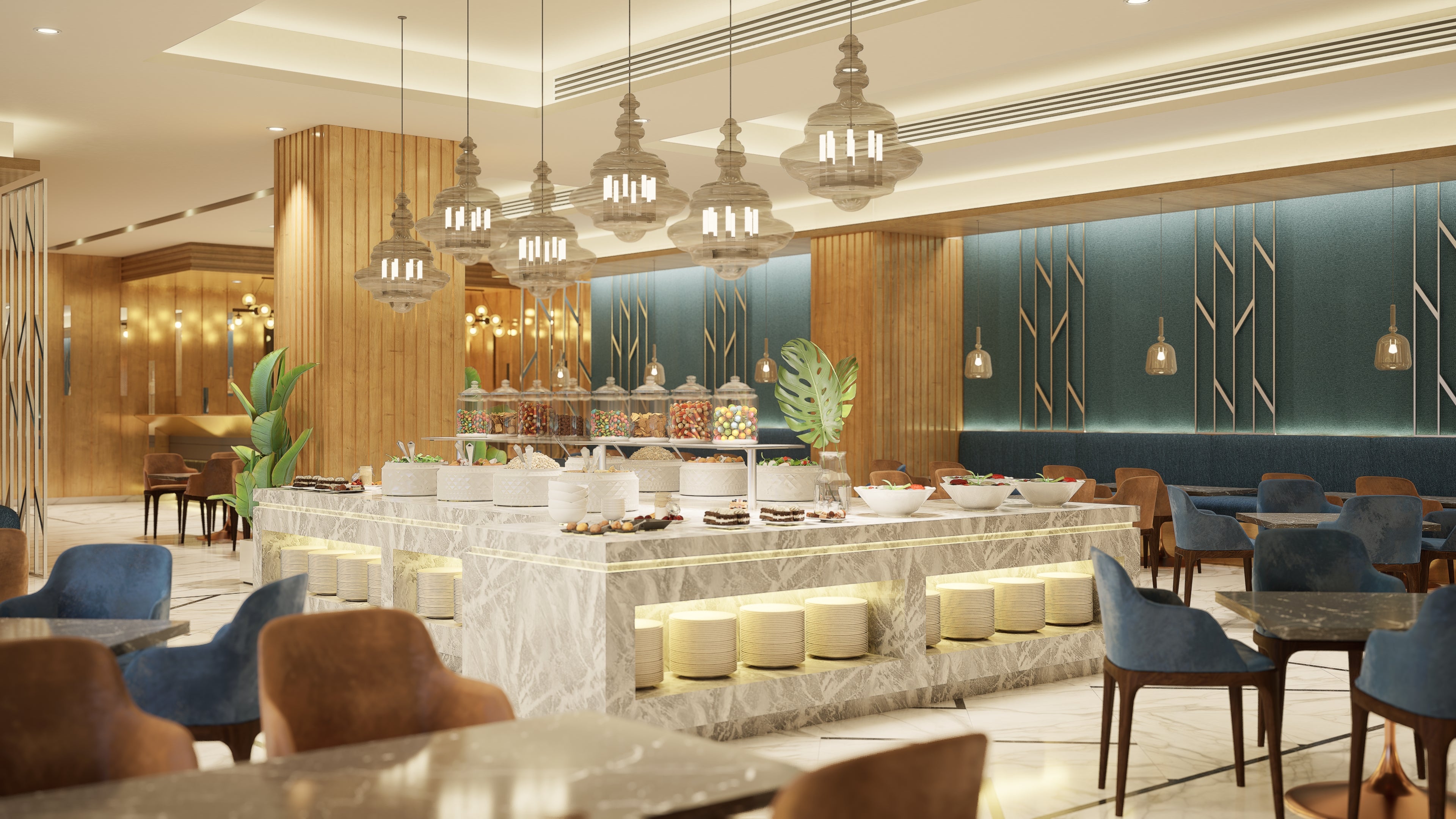 15 REATAURANT INTERIOR IN UNREAL ENGINE. EPIC GPULM. BAKED LIGHTING. E ...